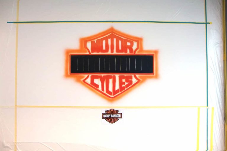 Graffiti Harley Davidson Logo - Graffiti-Stuttgart.de